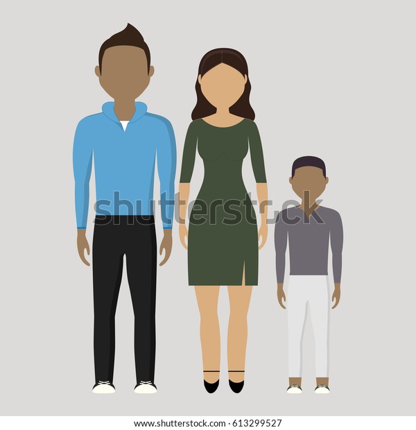 Family Cartoon Icon Stock Vector (Royalty Free) 613299527 | Shutterstock