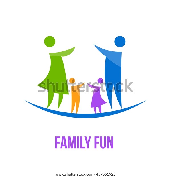 Family Fun Logo Stock Vector (Royalty Free) 457551925 | Shutterstock