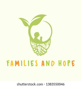Family Hope Tree Vector Stock Vector (Royalty Free) 1383550046 ...