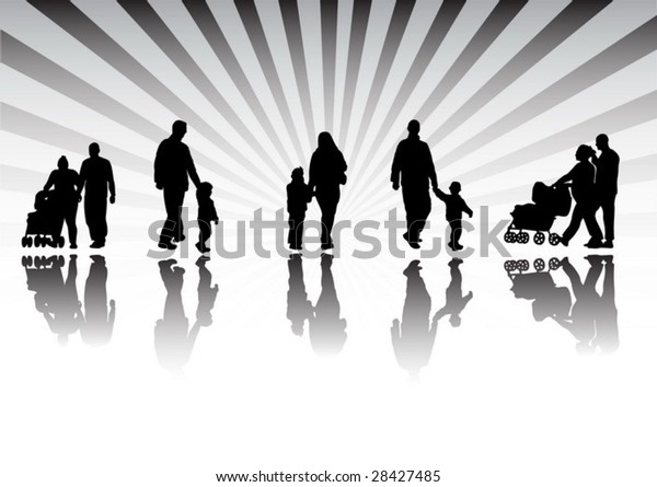 Family Life Stock Vector (Royalty Free) 28427485 | Shutterstock