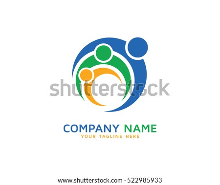 Family Logo Design Template Stock Vector (Royalty Free) 522985933 ...