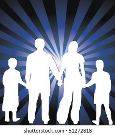 Family Poster Stock Vector (Royalty Free) 51272818 | Shutterstock
