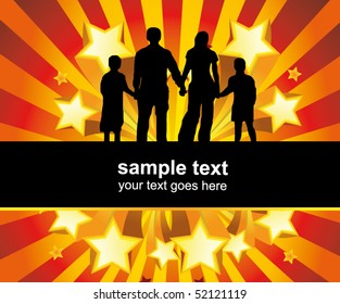 Family Poster Stock Vector (Royalty Free) 52121119 | Shutterstock