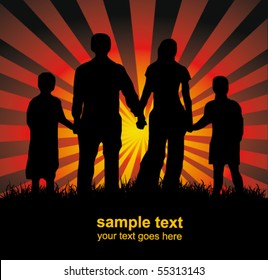 Family Poster Stock Vector (Royalty Free) 55313143 | Shutterstock