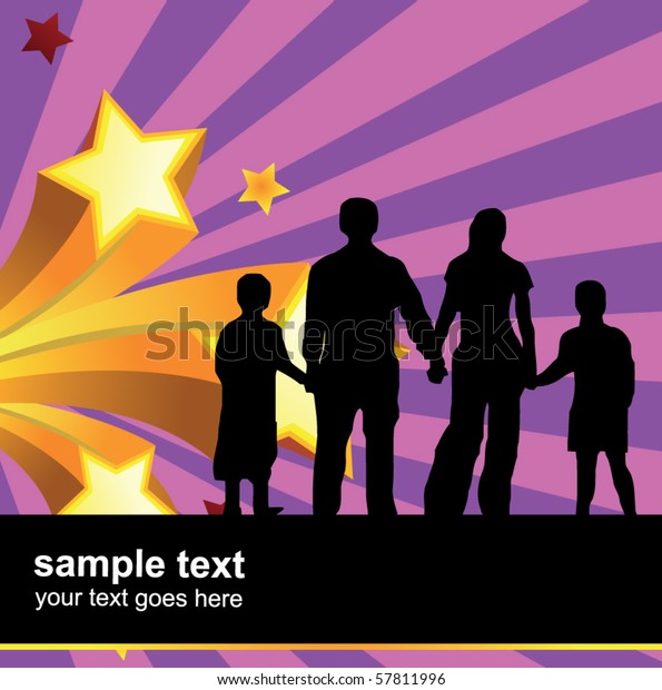 Family Poster Stock Vector (Royalty Free) 57811996 | Shutterstock