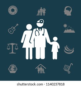 Family Practice Vector Illustration Stock Vector (Royalty Free) 1140237818