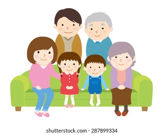 Family Reunion Stock Vector (Royalty Free) 287899334 | Shutterstock