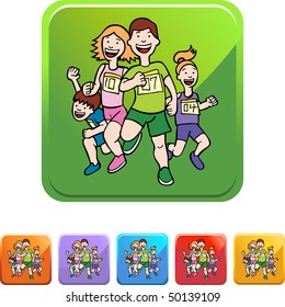 1,394 Run family marathon Stock Vectors, Images & Vector Art | Shutterstock