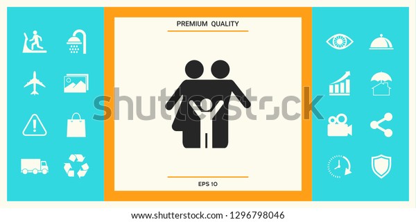 Family Symbol Icon Graphic Elements Your Stock Vector (Royalty Free ...
