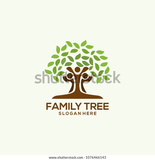Family Tree Logo Vector Stock Vector (Royalty Free) 1076466143 ...
