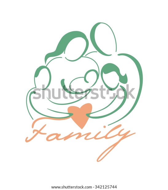 Family Vector Logo Design Template People Stock Vector (Royalty Free ...