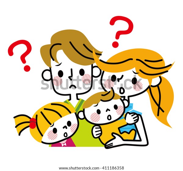 Family Worry About: stockvector (rechtenvrij) 411186358 | Shutterstock