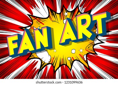 Fan Art Vector Illustrated Comic Book Stock Vector (Royalty Free ...