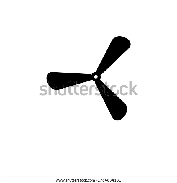 Fan Blades Icon Vector Illustration Logo: เวกเตอร์สต็อก (ปลอดค่า ...