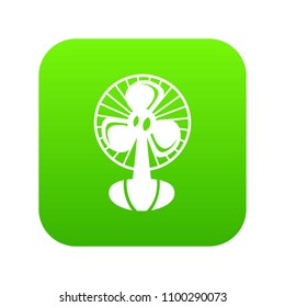 Fan Icon Green Vector Isolated On Stock Vector (Royalty Free ...