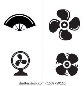 Fan Icon Makes Air Friendly Stock Vector (Royalty Free) 1539759110 ...