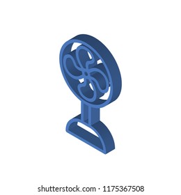 Fan Isometric Left Top View 3d Stock Vector (Royalty Free) 1175367508 ...