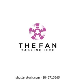 Fan Logo Concept Vector Fan Logo Stock Vector (Royalty Free) 1843713865 ...