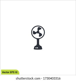 Fan Vector Icon Blower Symbolsign Mobile Stock Vector (Royalty Free ...