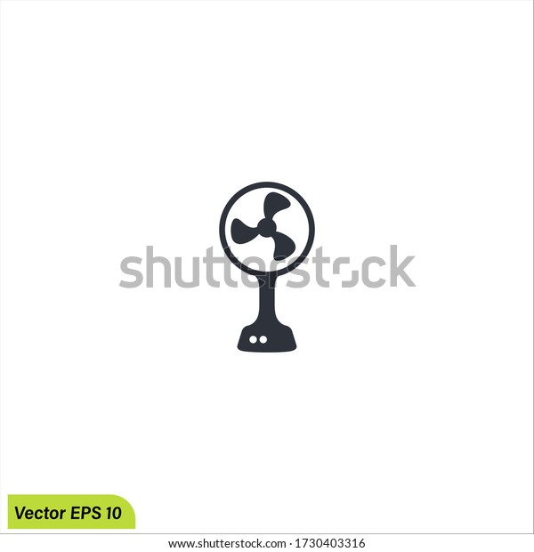 Fan Vector Icon Blower Symbolsign Mobile Stock Vector (Royalty Free ...