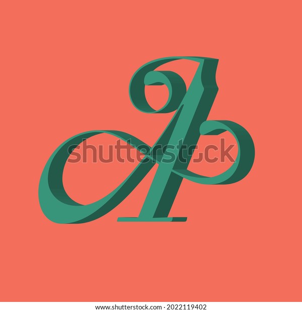 Fancy Capital Letter 3d Stock Vector (Royalty Free) 2022119402 ...