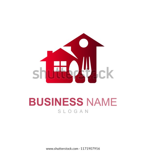 Fancy Restaurant Logo Simple Look Spoon Stock Vector (Royalty Free ...