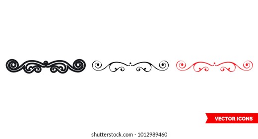 Fancy Symbols Icon 3 Types Color: vector de stock (libre de regalías ...
