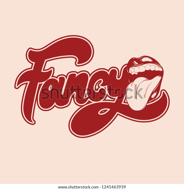 Fancy Vector Handwritten Lettering Hand Drawn Stock Vector (Royalty ...