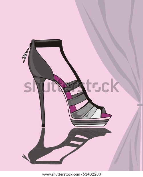 Fancy Women Shoes Stock Vector (Royalty Free) 51432280 | Shutterstock