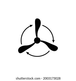 Fans Industrial Icon Symbol Vector Stock Vector (Royalty Free ...