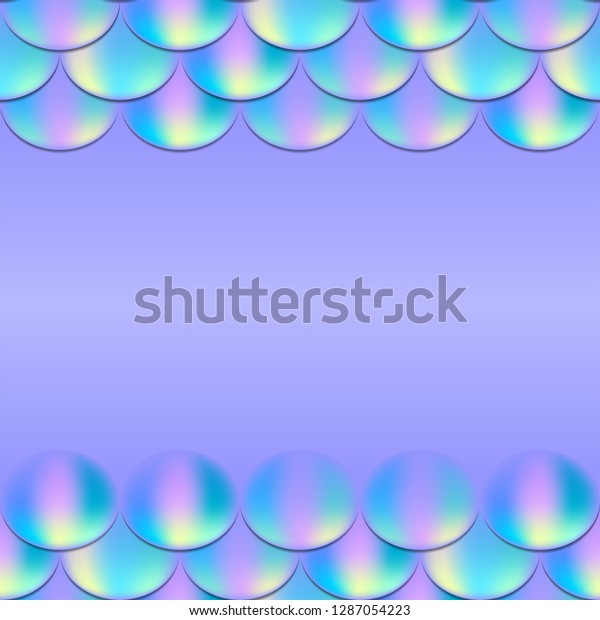 Fantastic Fish Scale Square Banner Text Stock Vector (Royalty Free ...
