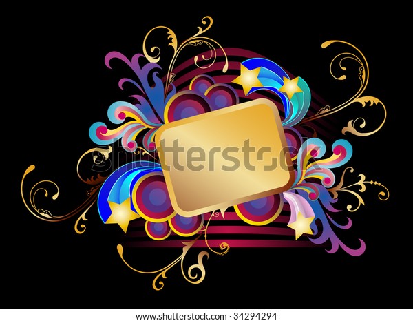 Fantasy Banner Stock Vector (Royalty Free) 34294294 | Shutterstock