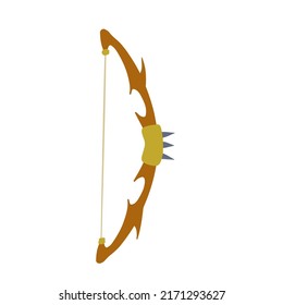Fantasy Bow Druid Shooting Medieval Magic Stock Vector (Royalty Free ...