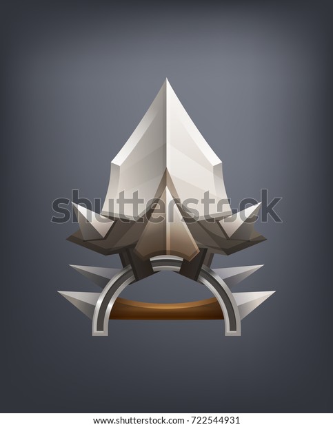 Fantasy Brass Knuckles Weapon Game Cards Stock Vector (Royalty Free ...