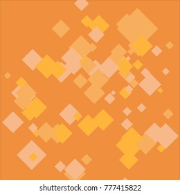 Fantasy Colored Yellow Orange Squares Stock Vector (Royalty Free ...