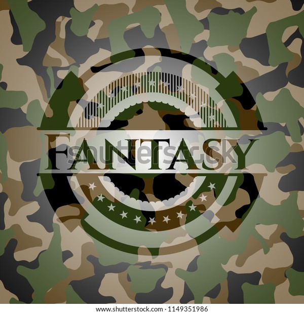 Fantasy On Camouflage Texture Stock Vector (Royalty Free) 1149351986 ...