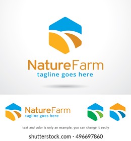 Farm Abstract Logo Template Design Vector Stock Vector (Royalty Free ...