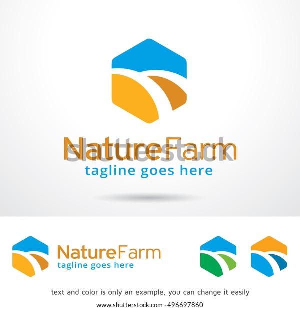 Farm Abstract Logo Template Design Vector Stock Vector (Royalty Free ...