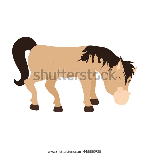 Farm Animal Concept Represented By Horse: เวกเตอร์สต็อก (ปลอดค่า ...