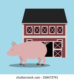Farm Animal Design Stock Vector (Royalty Free) 358473791 | Shutterstock