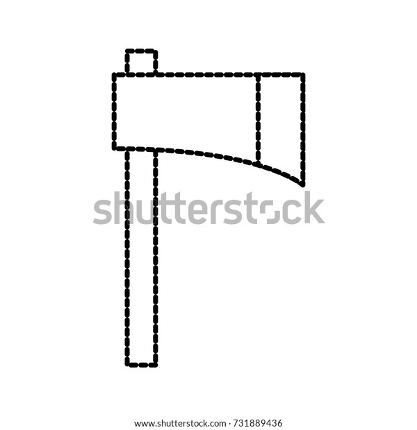 Farm Ax Tool Equipment Cutting Instrument Stock Vector (Royalty Free ...