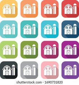 Farm Building Silo Stock Vector (Royalty Free) 1690731820 | Shutterstock