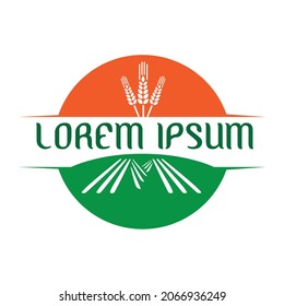 Farm Concept Design Ear Grain Stock Vector (Royalty Free) 2066936249 ...