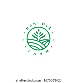 Farm Emblem Logo Design Vector Stock Vector (Royalty Free) 1675363420 ...