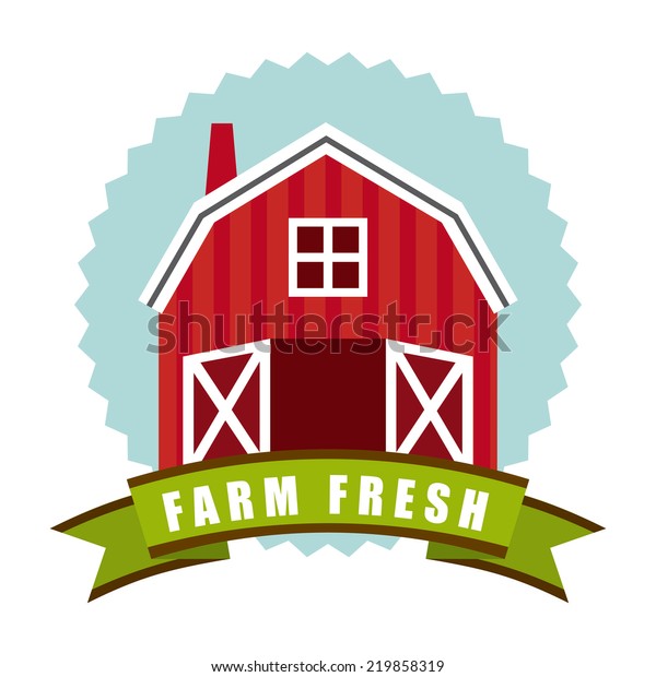 Farm Graphic Design Vector Illustration Stock Vector (Royalty Free ...