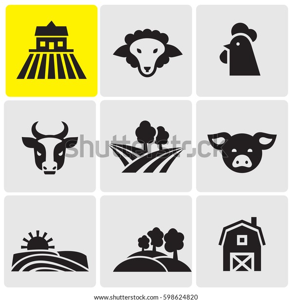Iconos de la granja