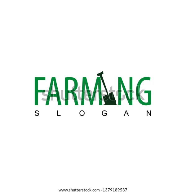Farm Logo Design Inspiration Stock Vector (Royalty Free) 1379189537 ...