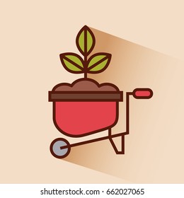 Farm Tool Flat Stock Vector (Royalty Free) 662027065 | Shutterstock