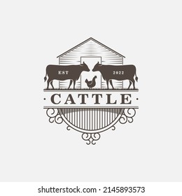 Farming Logo Emblem Style Stock Vector (Royalty Free) 2145893573 ...