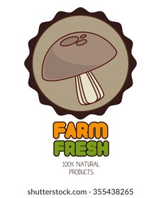 Farms Fresh Vegetable Graphic Design Vector Stock Vector (Royalty Free ...